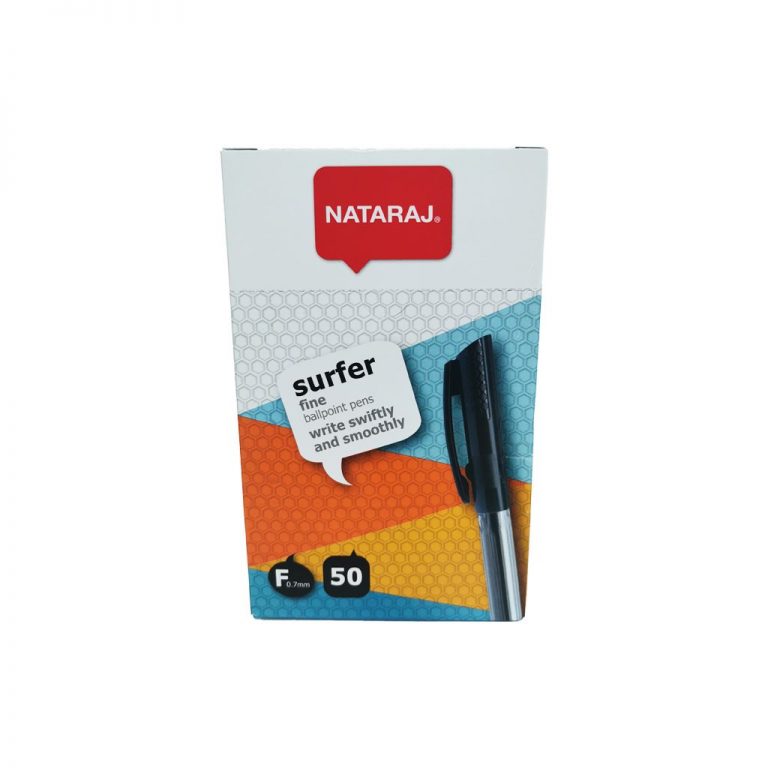 Caneta Natraj Preto (1×50) – Accufina Mocambique